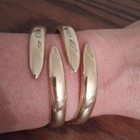 Vintage | Jewelry | Vintage Goldtoned Finger Cuff Clamp Bracelet | Poshmark